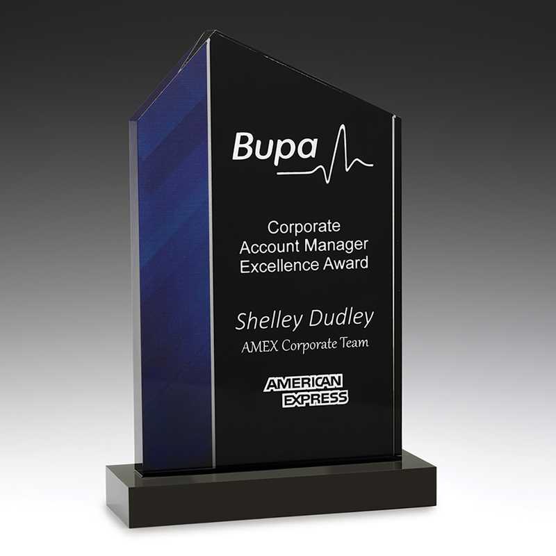 Acrylic Vivid Blue Summit - Purnells Awards & Apparel