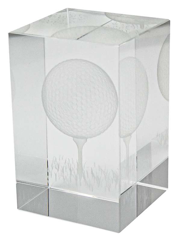 Golf Hologram Block - Purnells Awards & Apparel